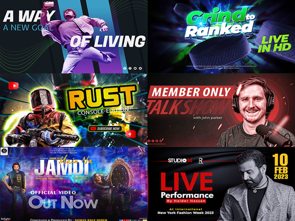 An attractive youtube thumbnail design | Upwork