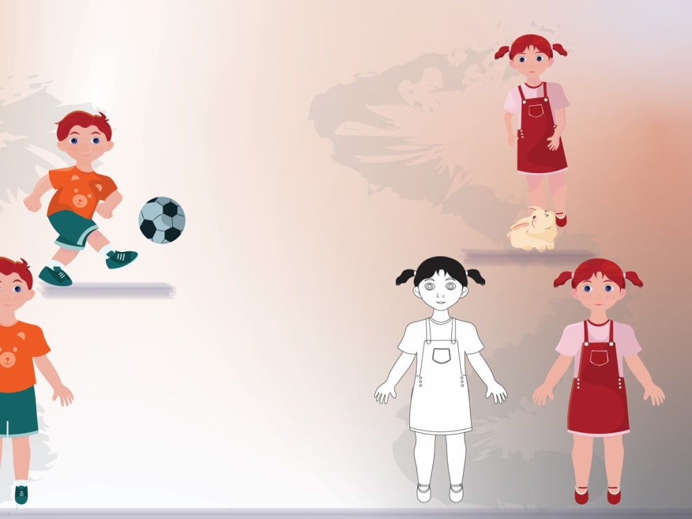 Creating 2D Cartoon Characters | Upwork
