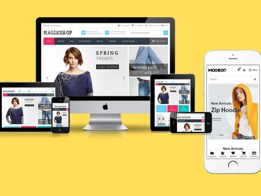 A professional e-commerce website, or online store using woocommerce ...