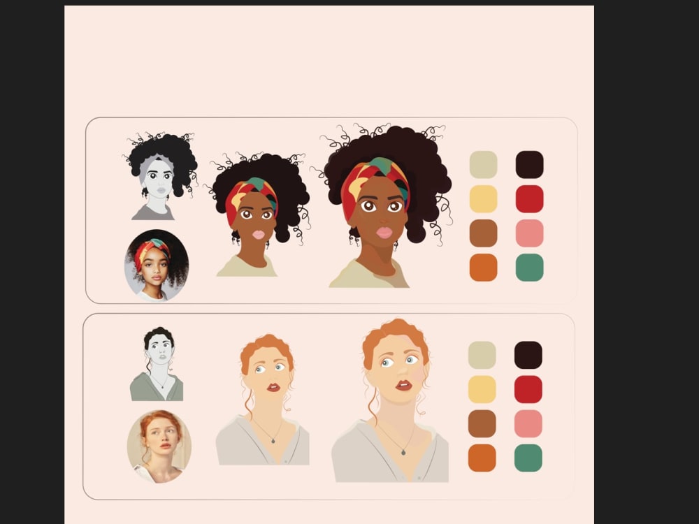 Creating 2D Cartoon Characters | Upwork