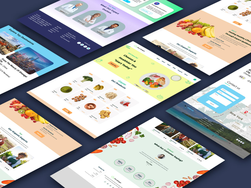 Custom website designs with UI UX expertise | Upwork