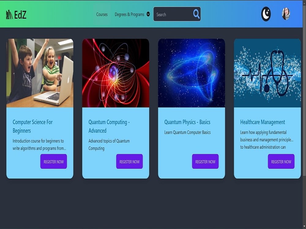 A responsive online learning website | Upwork