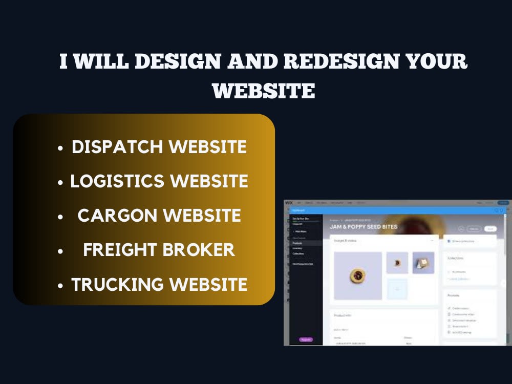A professional dispatch logistic cargo freight broker trucking website | Upwork
