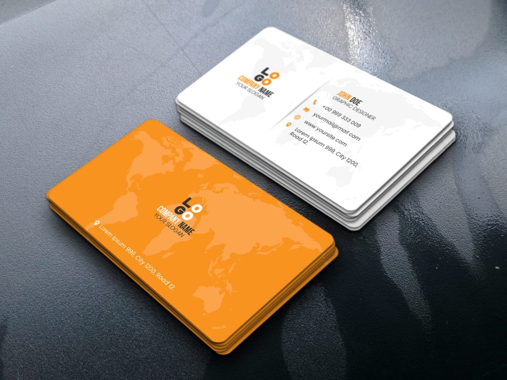 A Unique and simple Business Card Design within 24 hours | Upwork