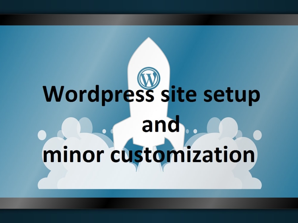 A basic Wordpress website/blog created for you (with basic customization) | Upwork