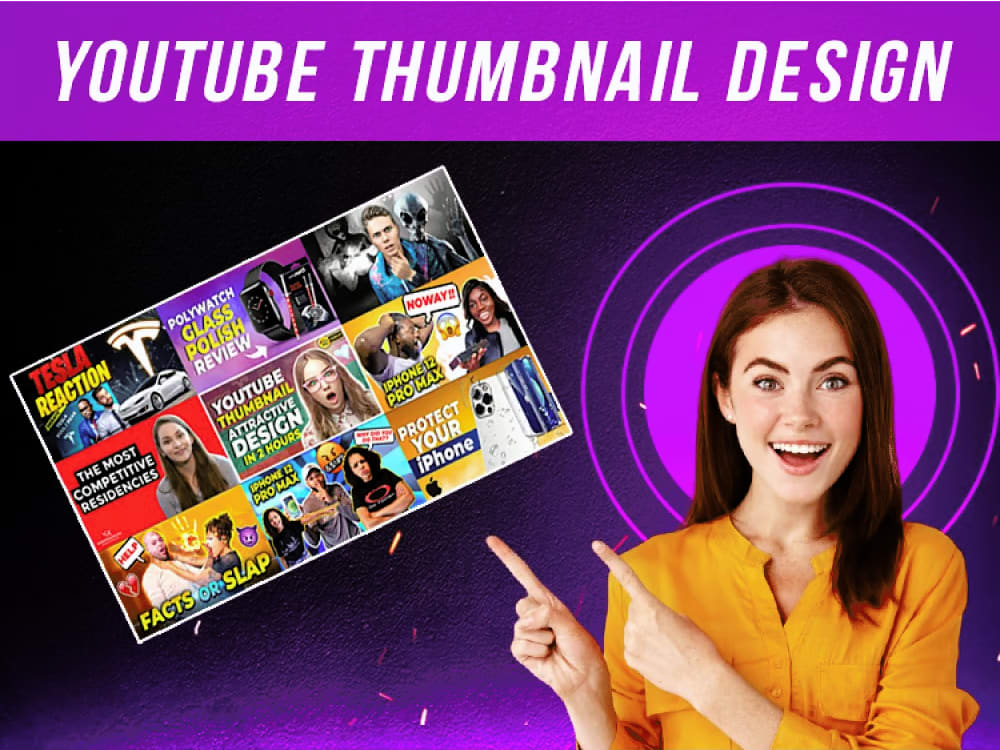 A eye-catching professional thumbnails | Upwork