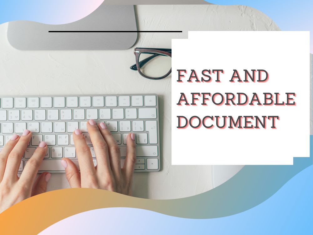 Great typed documents from Scanned to Excel or MS Word | Upwork
