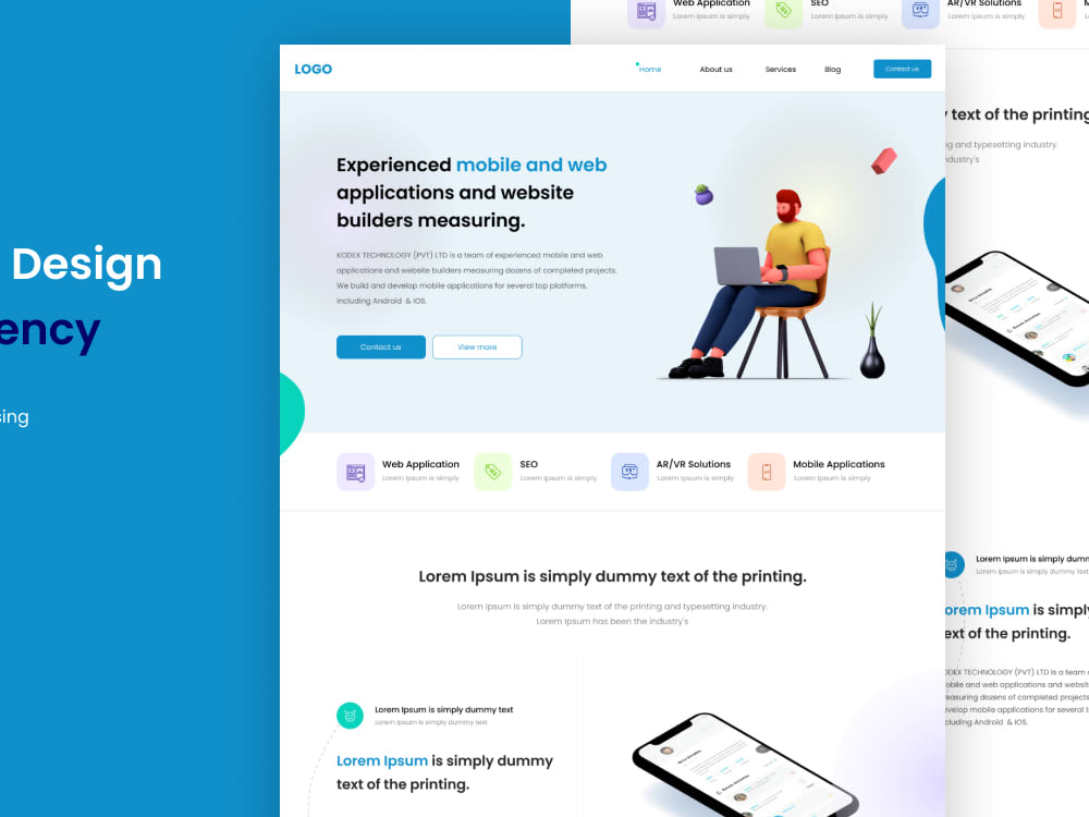 Agency Web - Landing page design | Upwork