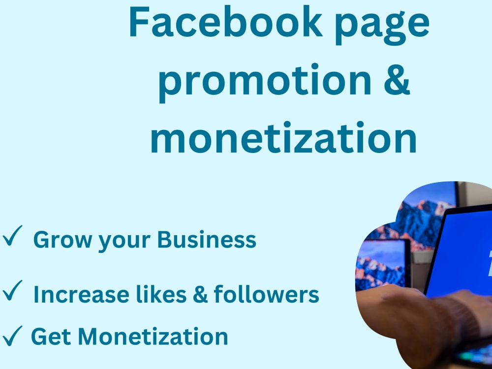 Facebook page promotion to get monetization organically | Upwork