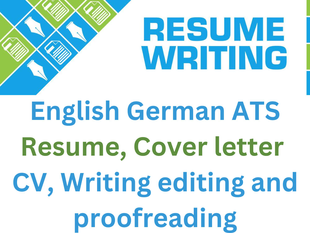 English German ATS Resume, Cover letter CV Writing editing and ...