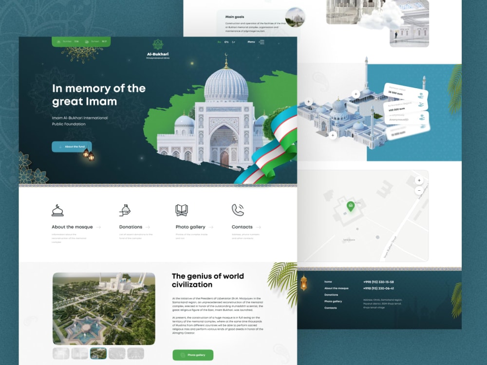 Сreative landing that solves business problems. UI UX design in Figma ...