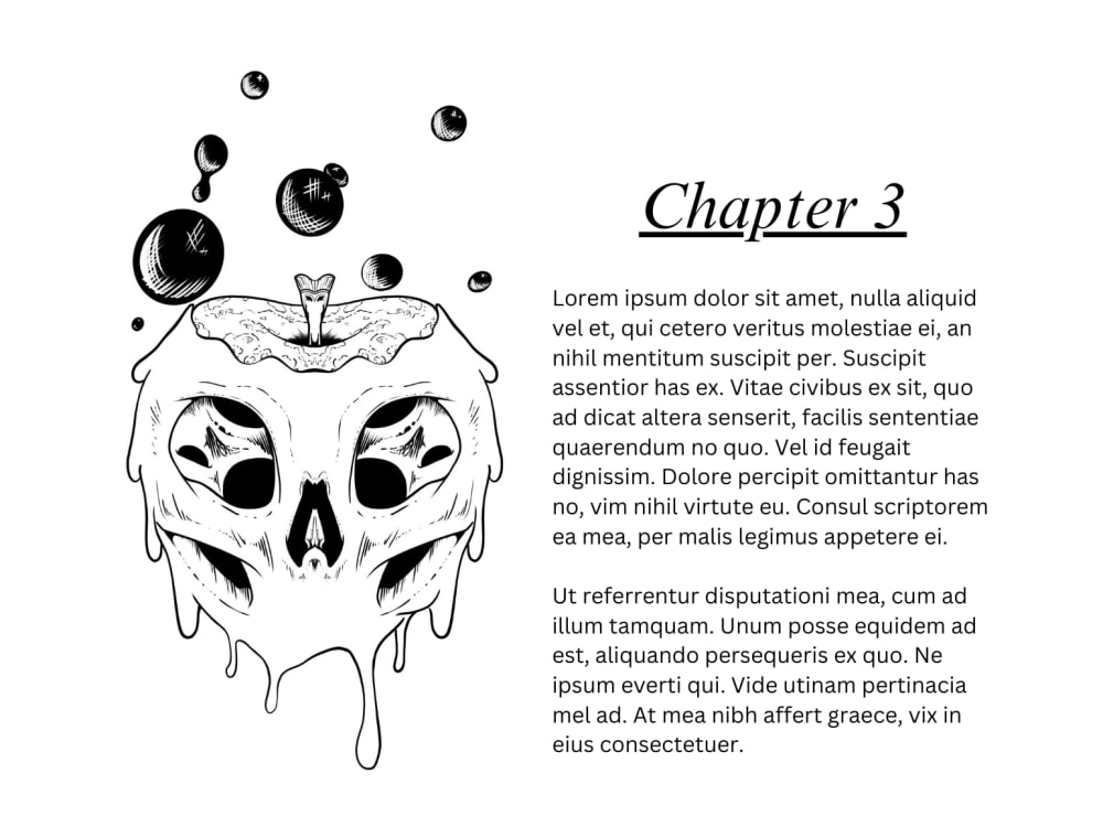 A customized chapter header | Upwork