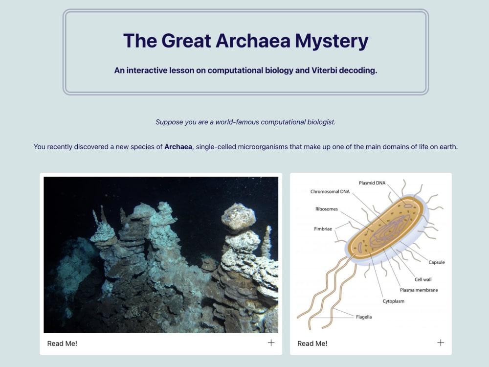 An interactive story-based website to teach STEM concepts | Upwork