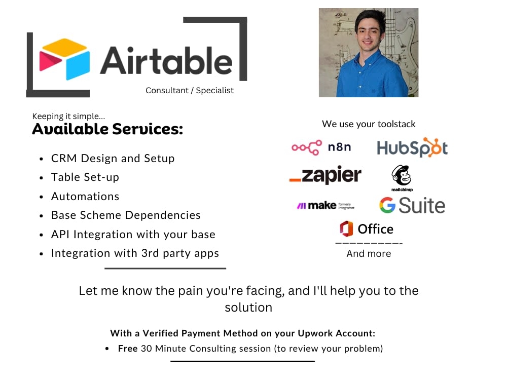 A Airtable Specialist / Consultant | Upwork