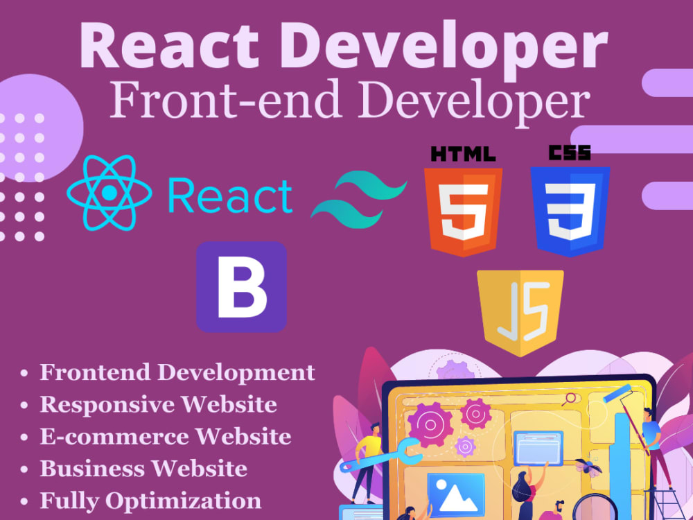 React Js React Developer React Frontend Web Developer Html Css Upwork