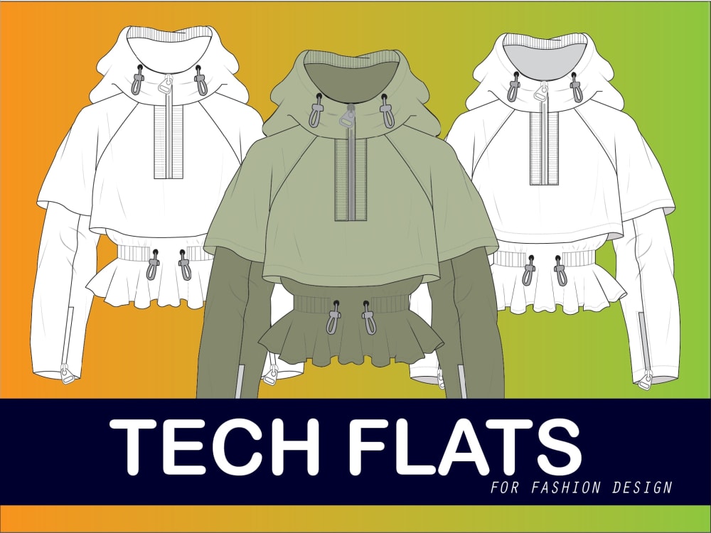 A professional Fashion Tech Flat | Upwork