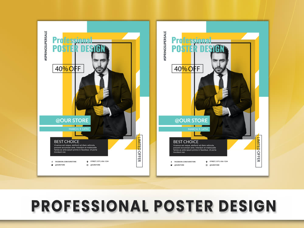 A professional poster design | Upwork