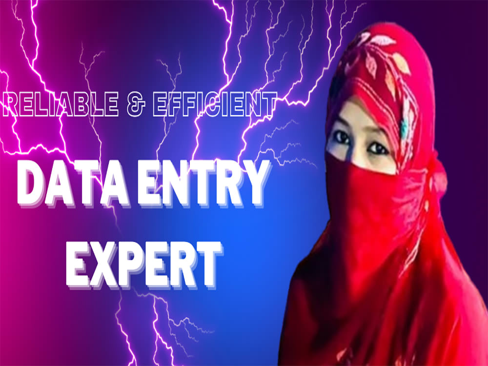 Reliable Data Entry, Typing, Data Scraping & Copy-Paste Expert | Upwork