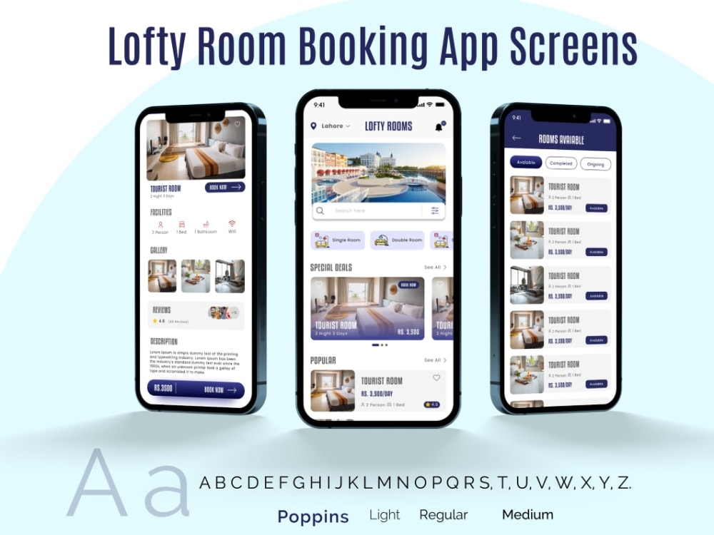 Hotel, Flights Booking mobile app using Flutter and Dart. | Upwork