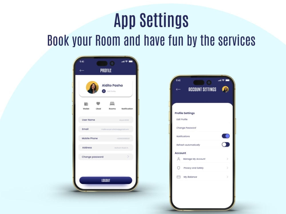 Hotel, Flights Booking mobile app using Flutter and Dart. | Upwork