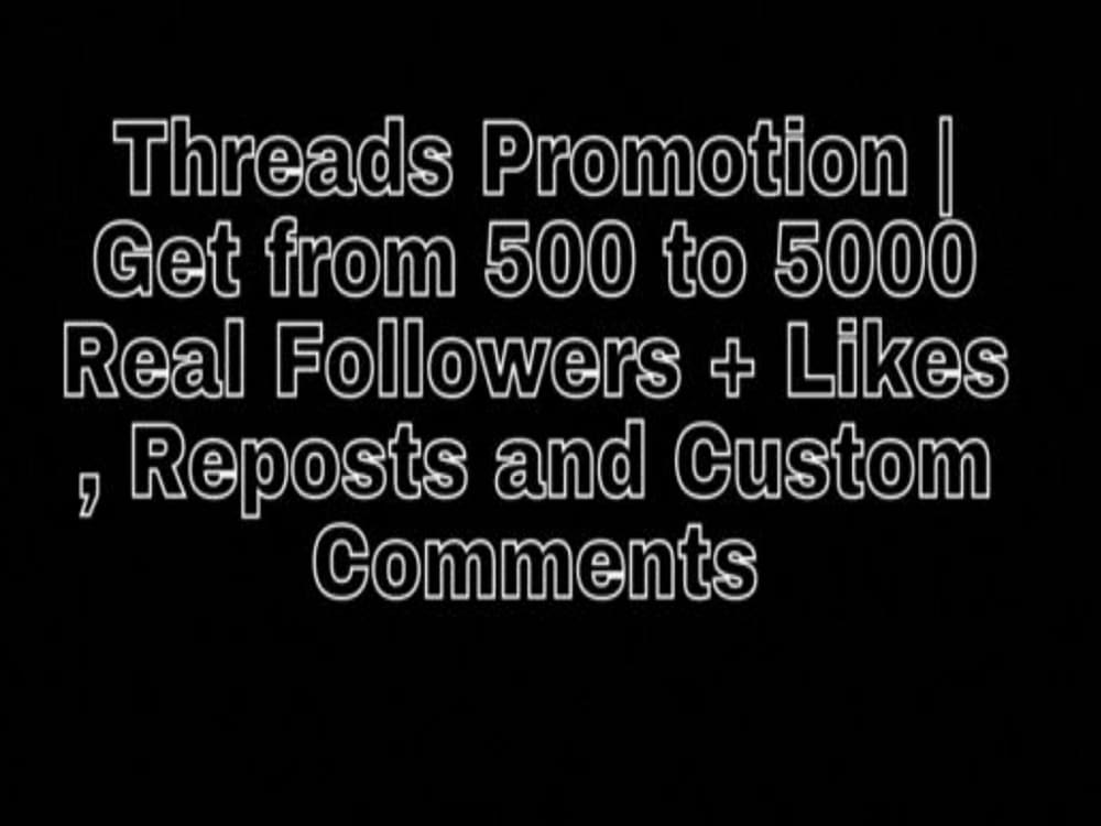 Organic Instagram thread followers, organic promotion, Instagram ...