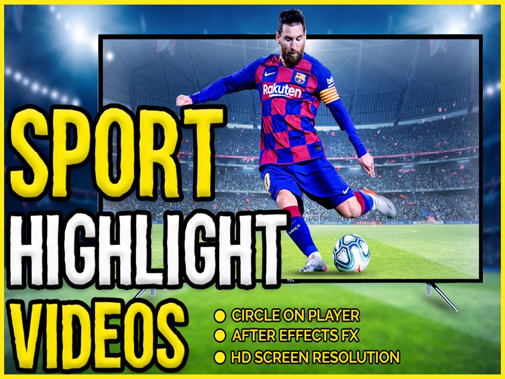 Professional video editing color grading 4k sports highlights | Upwork