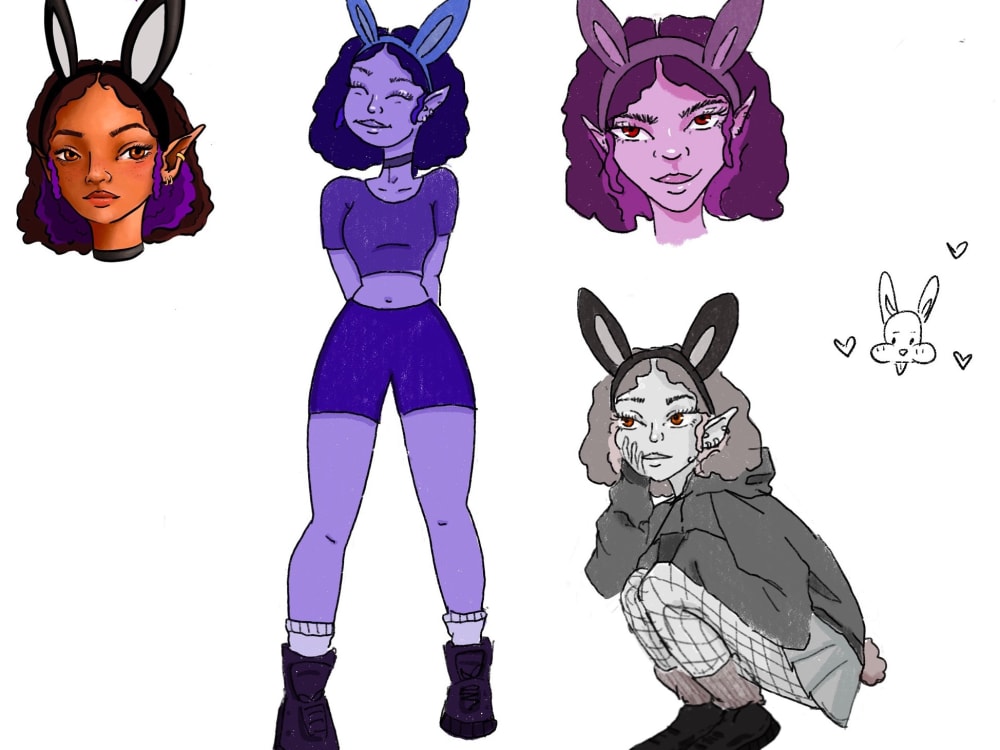 Colorful fun character designs | Upwork