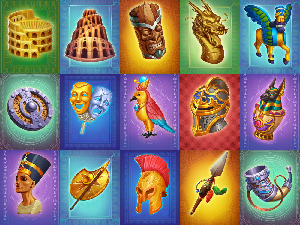 Colorful slot game design for your game | Upwork