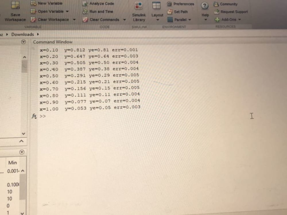 Euler IMPROVED MATLAB code | Upwork Euler IMPROVED MATLAB code | Upwork