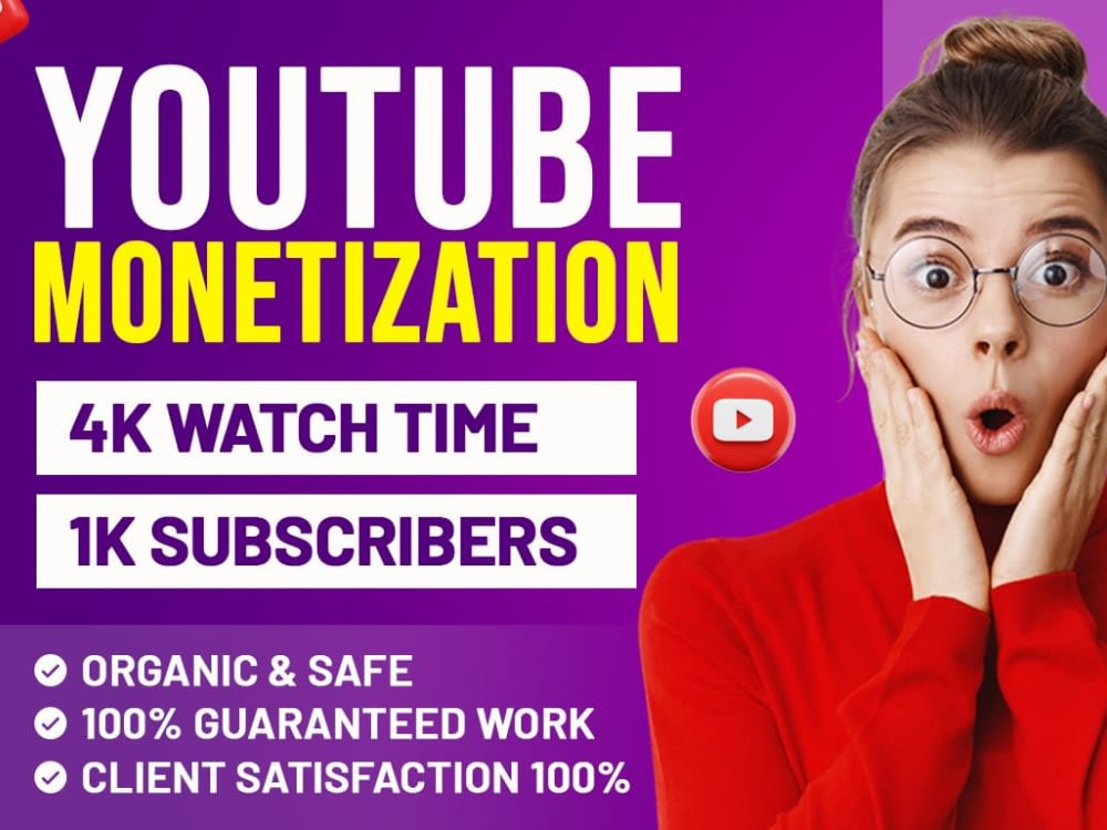 Complete youtube monetization channel | Upwork