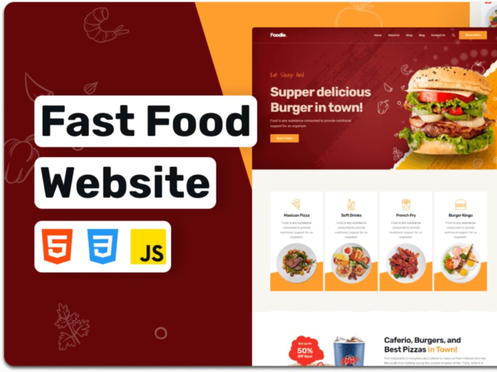 A Stunning Responsive Website with HTML, CSS, and JS | Upwork