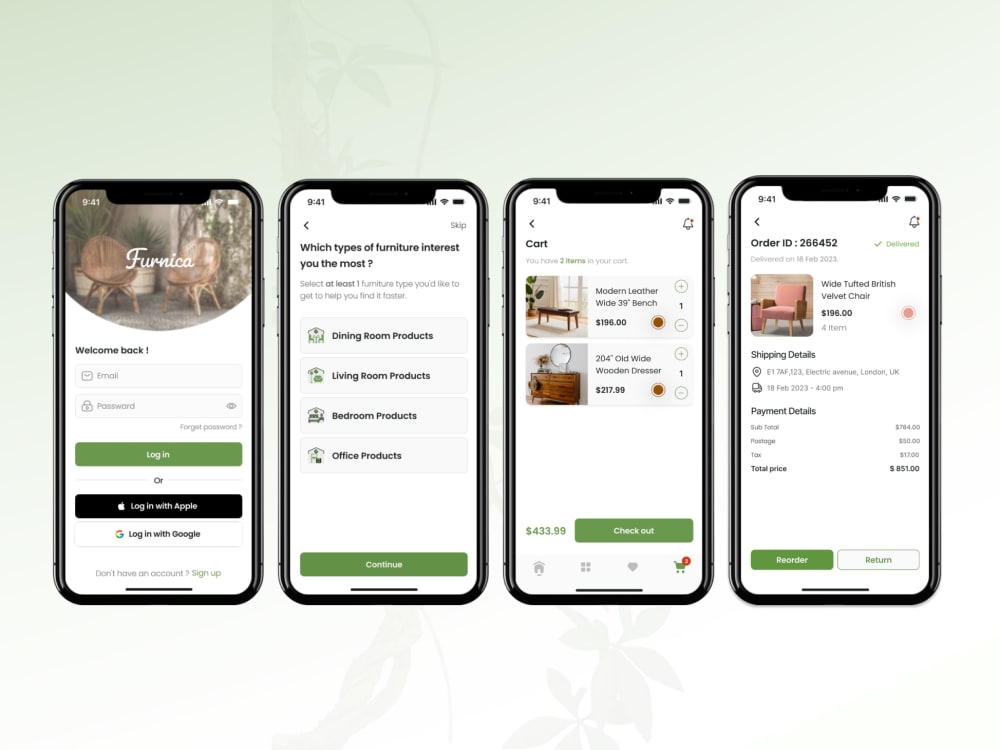 App UI design based on research and UX best practices. | Upwork