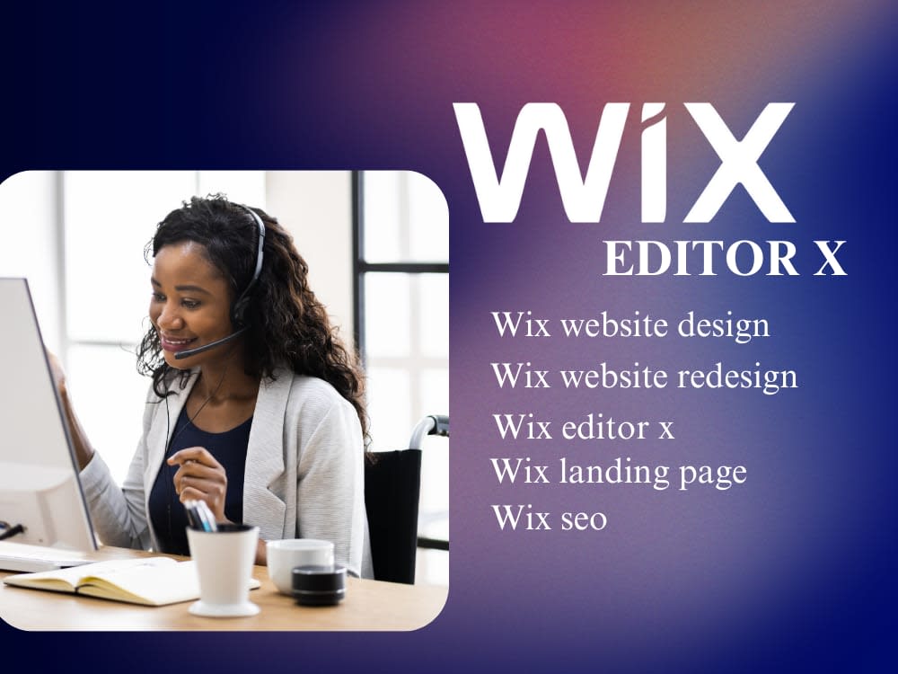 A design or redesign the wix editor x website | Upwork