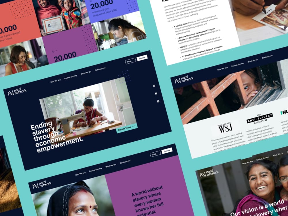 Company website design with well-layered, well-component, and style ...