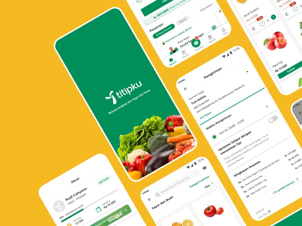 Company website design with well-layered, well-component, and style ...