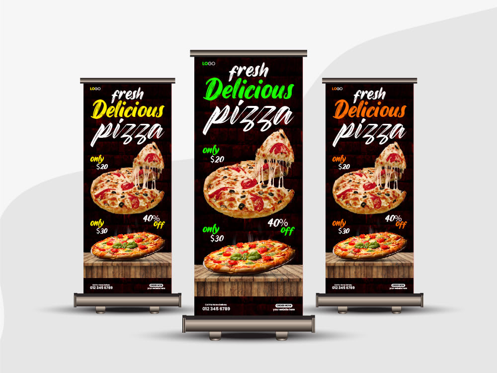 Rollup banner, billboard, signage, banner advertising, yard sign ...