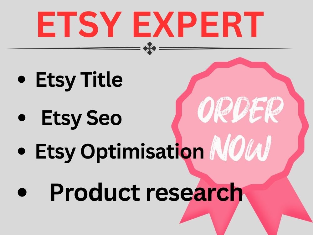 Etsy Store Setup Esty Product Listing POD products Etsy SEO ...