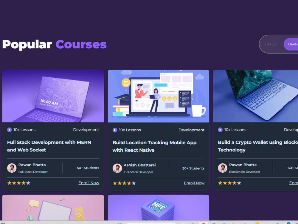 Website Using React Next Js Javascript Typescript Nodejs Mongodb Upwork
