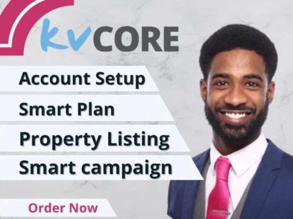 Kvcore website, Kvcore account set up | Upwork