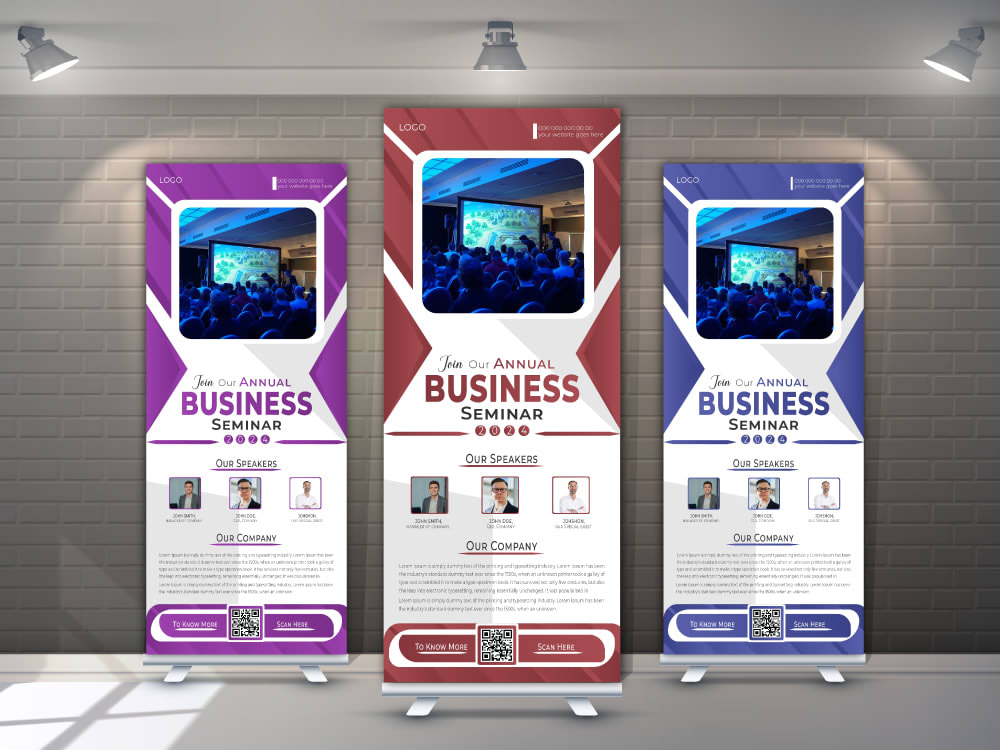 Roll up and signage banners | Upwork