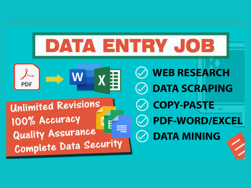 Data Entry and Research | Upwork