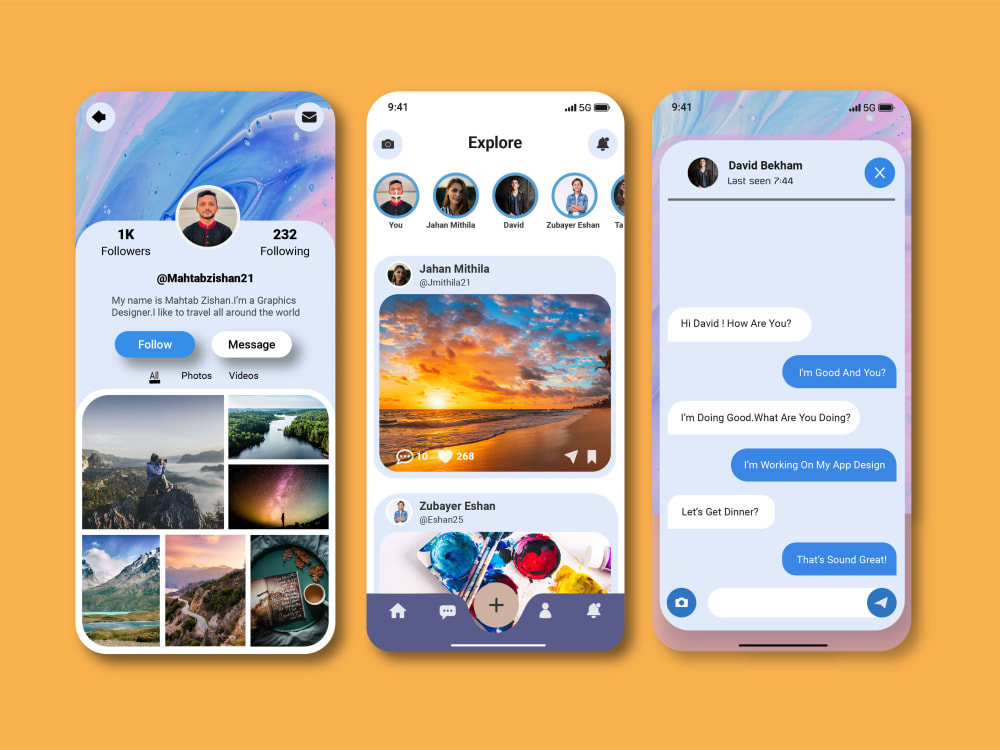 Professional and creative User Interface Designs. | Upwork
