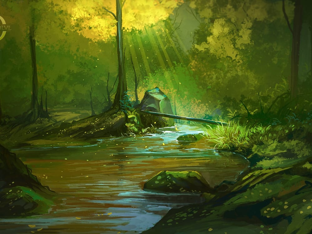 Landscape, background illustration for your projects | Upwork