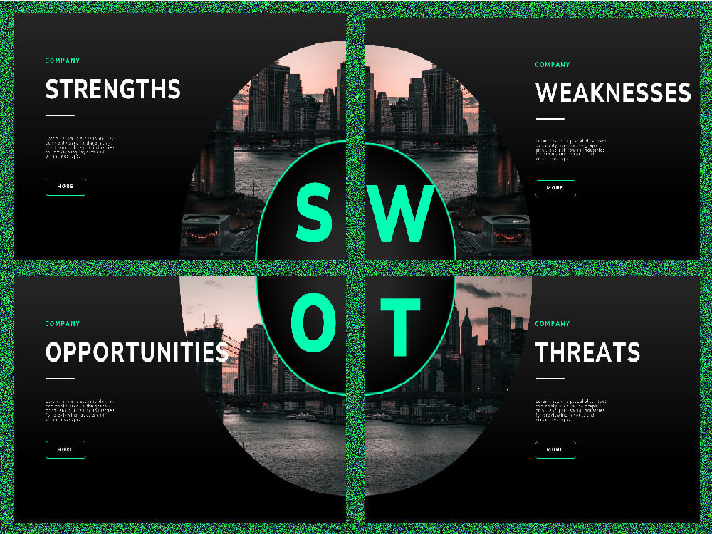 A PowerPoint, pitch deck presentation with a modern and professional ...
