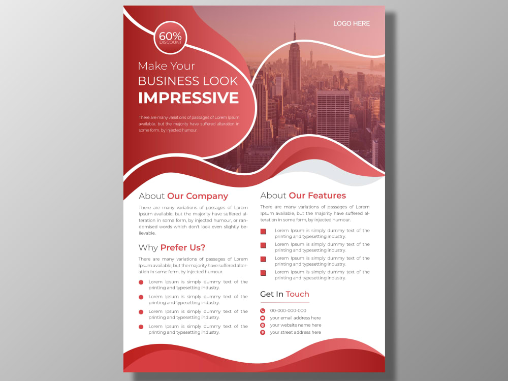 A professional business, event marketing flyer or brochure design. | Upwork