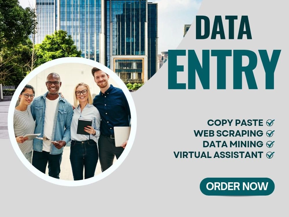 Accurate data entry, web research, typing, copy paste & data mining | Upwork