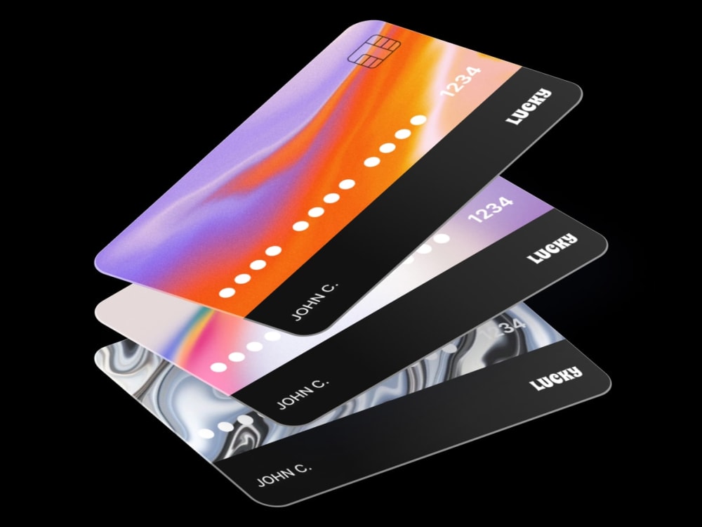 Modern designs for a credit card | Upwork