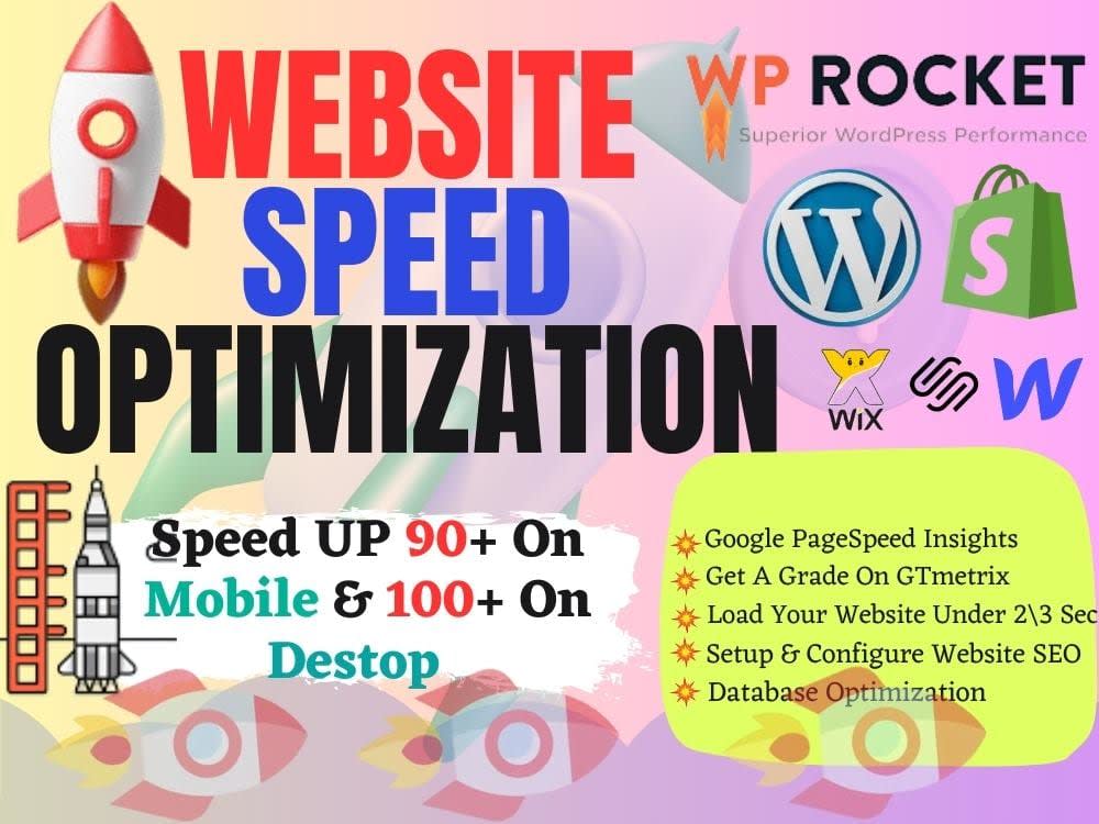 Extraordinary Website Speed Optimization service for slow page load time | Upwork