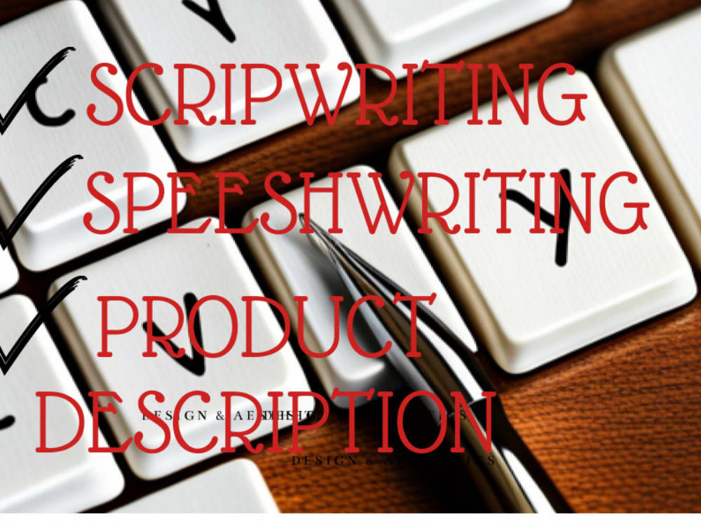 Fantastic scriptwriting, product description, and speechwriting. | Upwork