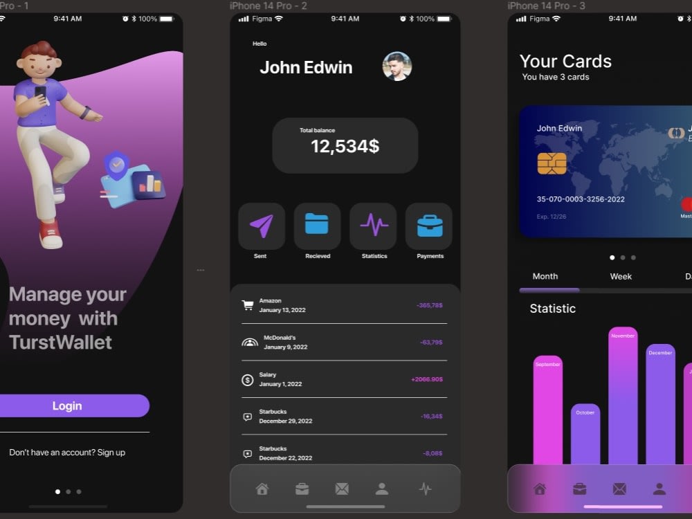 A perfect mobile app design. | Upwork